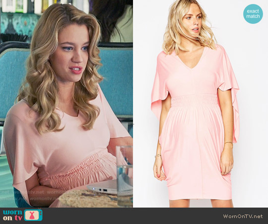 WornOnTV: Petra’s pink smocked-waist maternity dress on Jane the Virgin ...