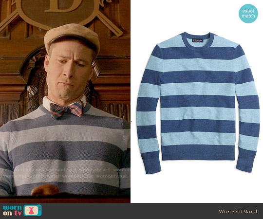 WornOnTV: Chad’s blue striped sweater on Scream Queens | Glen Powell ...