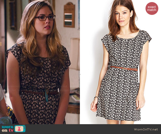 WornOnTV: Rose’s black and white floral print dress on Hart of Dixie ...