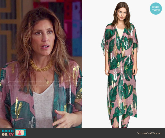 WornOnTV: Calista’s leaf and cactus print kaftan on Mistresses ...
