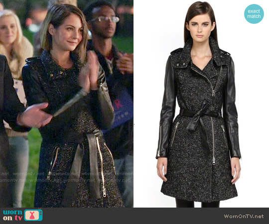 WornOnTV: Thea’s tweed coat with leather sleeves on Arrow | Willa ...