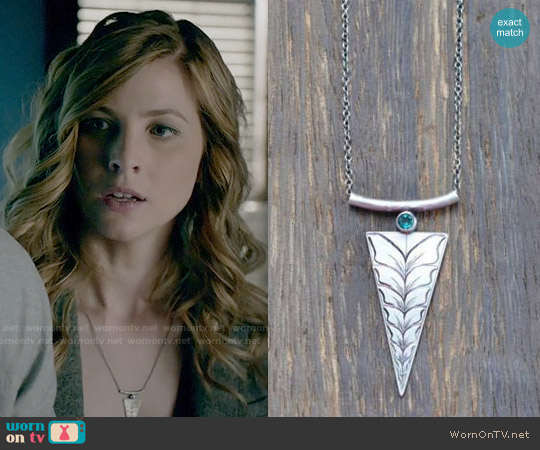 WornOnTV: Valerie’s triangle necklace on The Vampire Diaries ...