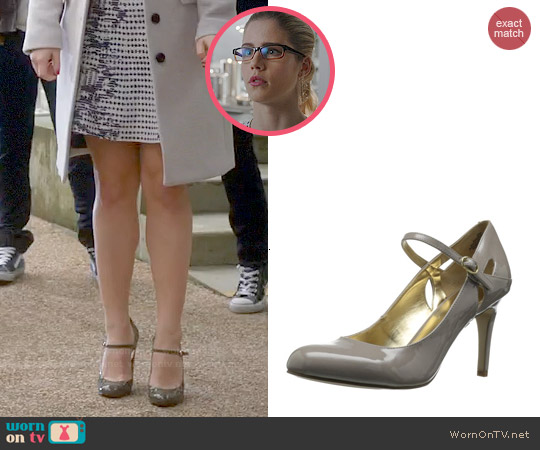 WornOnTV: Felicity’s blue digital printed dress on The Flash | Emily ...