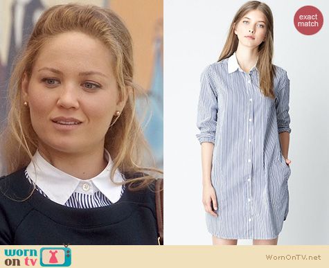 WornOnTV: Julia’s striped shirtdress and navy sweater dress on ...