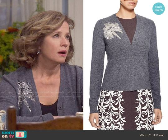 WornOnTV: Vanessa’s grey embellished cardigan on Last Man Standing ...