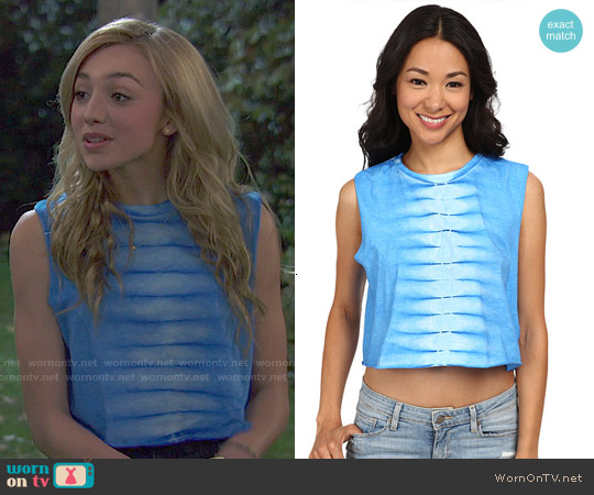 WornOnTV: Emma’s blue tie dye top on Bunk’d | Peyton List | Clothes and ...
